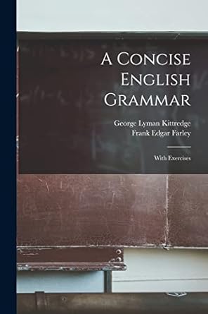 Buy A Concise English Grammar: With Exercises Book Online at Low Prices ...