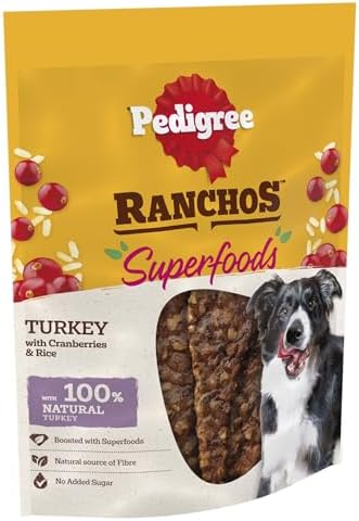 PEDIGREE Ranchos Superfoods Dog Treats with Beef 7x70g : Amazon.co.uk ...