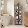 Amazon.com: 5 Tier Metal Shelving Unit Adjustable Storage Shelves Wire ...