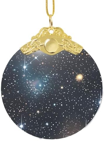 2024 Christmas Ornaments Glass Constellation Star Clusters Galaxies ...