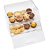 Amazon.com: SimplyImagine Bakery Display Case, Stackable Acrylic Pastry ...