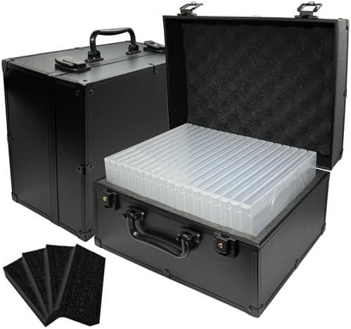 Amazon.com: MiKiJoy4U Standard DVD Hard Case and Video Game Storage ...