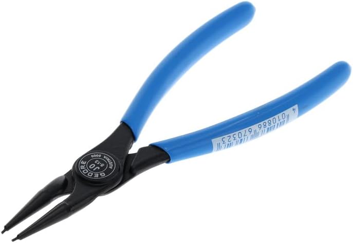 GEDORE Circlip pliers for inner circlips, Straight jaws, Shaft dia. 8 ...