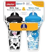 Playtex Sipsters Stage 1 Soft Spout Sippy Cup - Spill-Proof, Leak-Proof ...