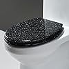 Amazon.com: JOMRTS Glitter Toilet Seat, Sparkle Resin Toilet Seats Soft ...