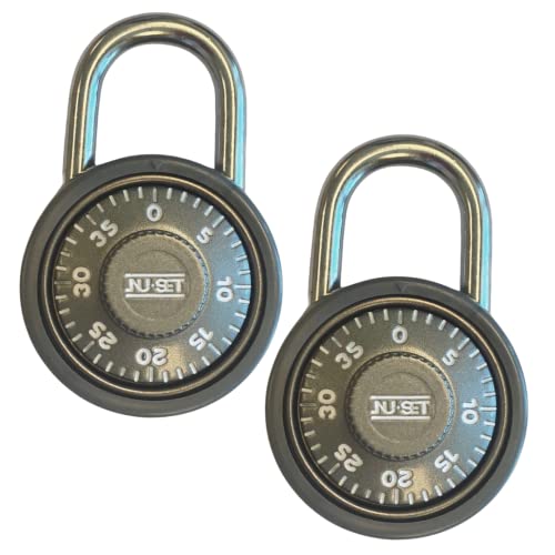 Snapklik.com : NU-SET 1-3/4 Inch Spin Dial Locker Lock