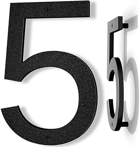 Amazon.com: 10 Inch Black House Numbers for Outside, IVERRA Large ...