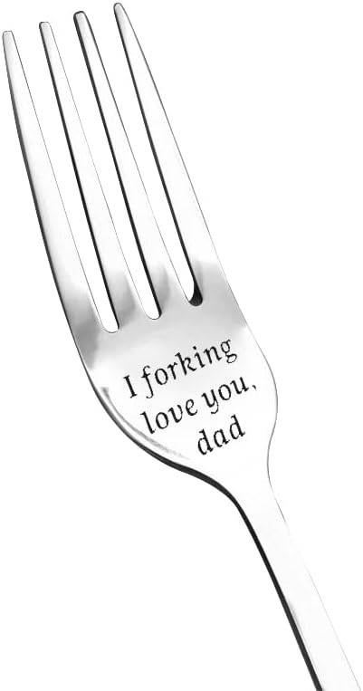 Dad Gifts for Father Day Gift I Forking Love You Engraved Fork Dad ...