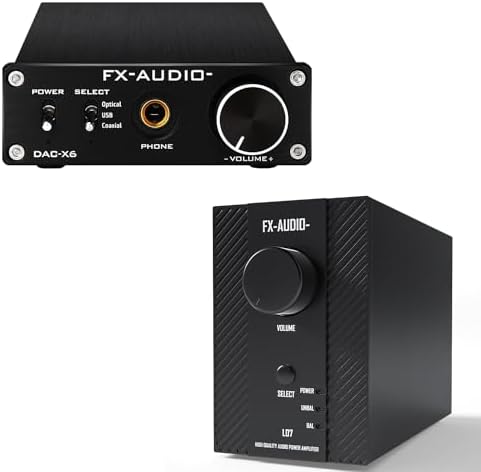 Amazon.com: FX-AUDIO- DAC-X6 DAC Amplificador de auriculares y ...