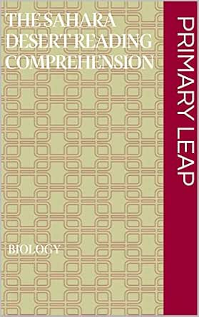 The Sahara Desert reading comprehension eBook : Primary leap: Amazon ...