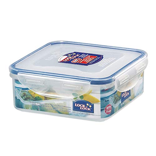 Buy Lock & Lock Classic Square Plastic Airtight Food Storage Container ...