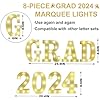 Amazon.com : 8 LED Marquee Letter Lights Grad 2024 Sign, Grad 2024 ...