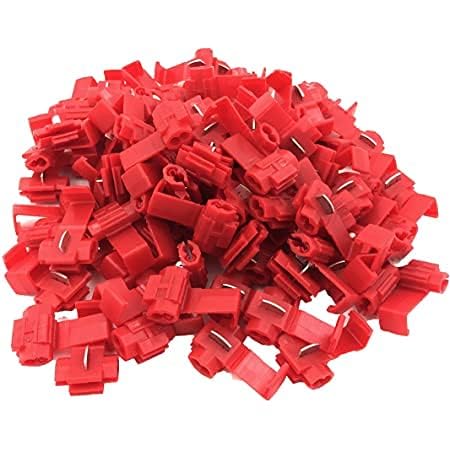 G13 100 Pieces Electrical Wire Terminals Quick Splice Snap Scotch Lock ...