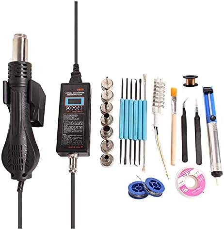 KLAJHJD Soldering Station Hot Air 8858 Portable BGA Rework Solder ...