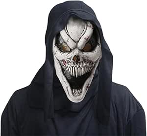 Amazon.com: LUNROUG Evil Scream Creepiest Mask with, New Ghost Evil ...