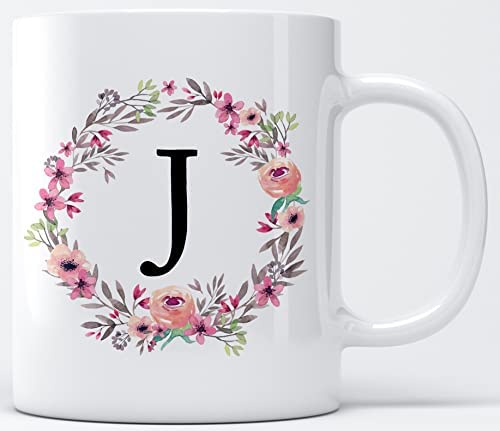 Buy HUMWE Ceramic Letter J Flower Alphabet | J Letter |Best Gift for ...