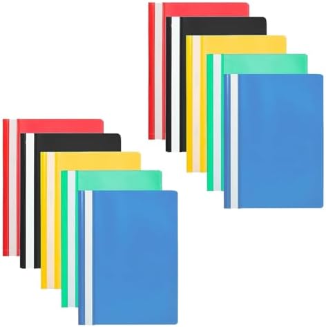 A4 Project Folder,10 Pack Plastic Display Folders Presentation Folders ...