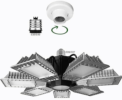 LED Light Bulbs,1 Pack E26/E39 Base LED Bulb,250W 30,000LM 6500K ...