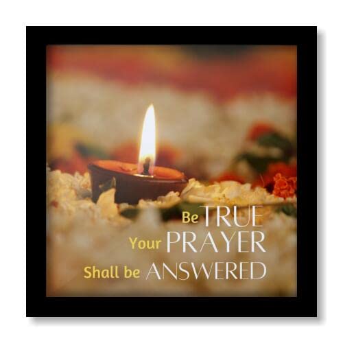 GD Photos Devotional Lamp Photo with Motivational Quotes Wall Frame ...