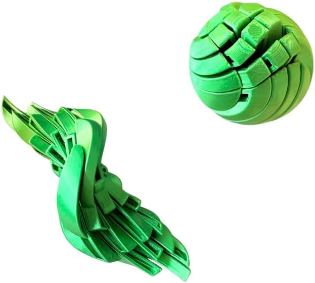 3D Printed Slime Ball Fidget Toy Pack - Gear Liquid Flow Sensory Ball ...
