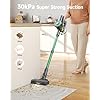 Amazon.com - MIUZZY Cordless Vacuum Cleaner, 30Kpa Powerful Suction ...