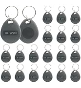 Amazon.com: RFID Key Fobs Writable, HID 125KHZ 26 Bit Keyfobs Proximity ...