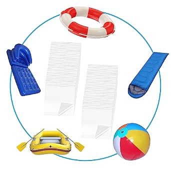 Amazon.com: WOLAIYE Clear TPU Pool Repair Kit Stickers,Tenacious Vinyl ...