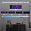 Buy 7 Colors Digital Wall Clock, 16" Large Digital Clock With ...