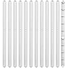 6 Pair White Plastic Drawer Runners,298mm Draw Runners Replacement ...