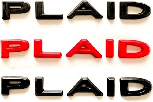 Amazon.com: EVMIZE Plaid Emblem for Tesla Model S Model 3 Model Y Model ...