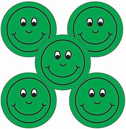 350 Green Smiley Face Behaviour Traffic Light Childrens Pupils School ...