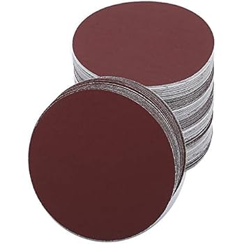 180mm 7 inch Sanding Discs - 60 Pcs Sandpaper Sand Discs Pads for ...