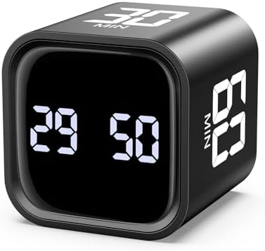 Amazon.com: Ankilo Digital Cube Timer, Pomodoro Timer, Digital Productivity Timer, Kitchen Timer ...