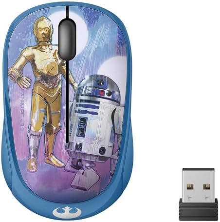 STEREN Mini Mouse inalámbrico 1 200 dpi Star Wars Modelo R2D2 : Amazon ...