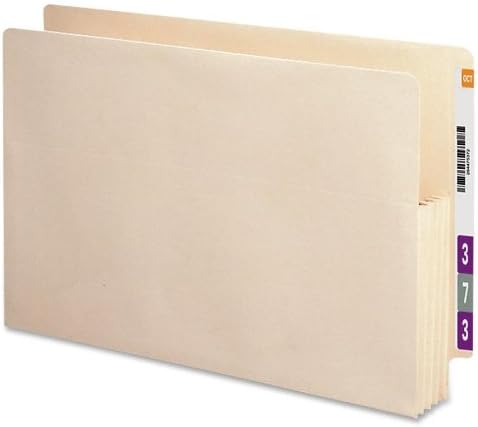 Amazon.com : Smead End Tab File Pocket, Reinforced Straight-Cut Tab, 3 ...