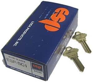 Key blank, for Schlage SC1 5-Pin 50 per box - Key Cabinets - Amazon.com