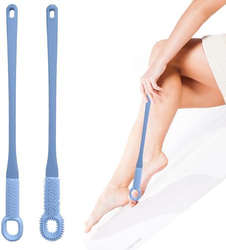Amazon.com : Long Handled Silicone Toe Cleaner, Soft Rubber Brush ...
