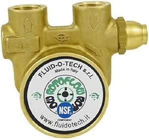Fluid o Tech Volumetric Rotary Vane Pump (PA404), 400 liters/hour ...