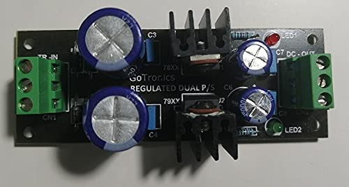 +5V&-5V DUAL REGULATED LINEAR POWER SUPPLY MODULE : Amazon.in ...