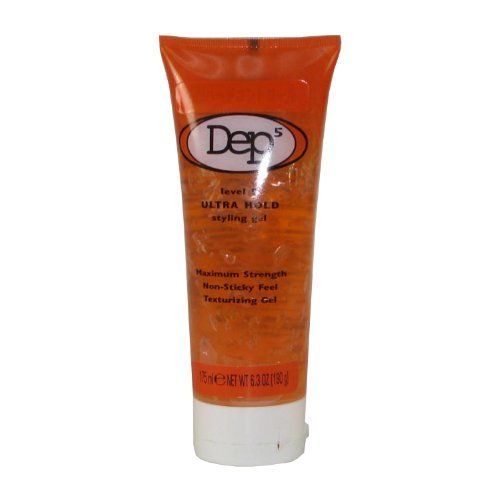 Amazon.com : Dep Level 5 Ultra Hold Styling Gel Maximum Strength 6.3 Oz ...