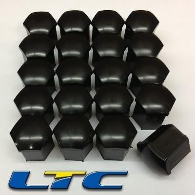 Set of 20x Alloy Wheel Covers Caps - Chrome Plated or Durable Black ...