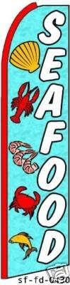 Amazon.com : Seafood Feather Banner Flag (Complete Kit) : Outdoor Flags ...