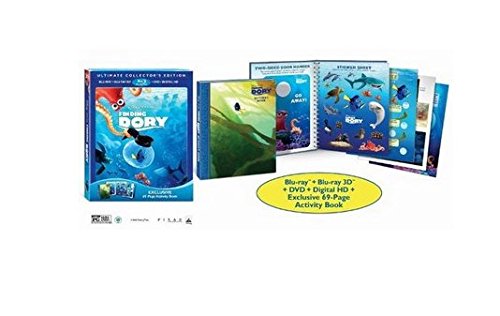Amazon.com: Finding Dory Ultimate Collector's Edition 3D Blu Ray with ...