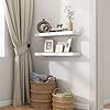 Amazon.com: fuqing White Floating Shelves for Wall - 24 Inch Wide x 6.7 ...