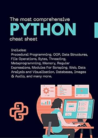 Amazon.com: The Most Comprehensive Python Cheat Sheet (Programming ...