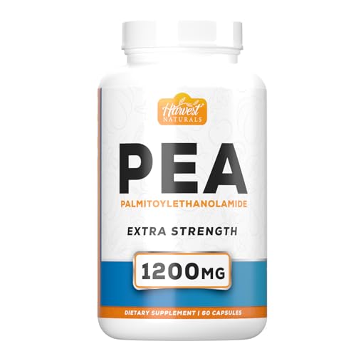 HARVEST NATURALS Palmitoylethanolamide Capsules | Pea 1200mg | - Want ...