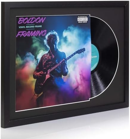 Vesey Gallery Black Picture Frame for 12 inch LP Record and Album Cover ...