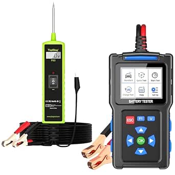 12 Volt Test Light Automotive, Power Circuit Probe Kit & Battery Load ...