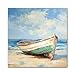 Amazon.com: Yatehui Rustic Boat Canvas Wall Art Beach Picture Coastal ...