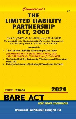 Buy Limited Liability Partnership Act, 2008 with Rules, 2009 Book ...
